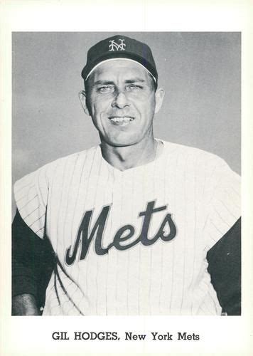 1962 Jay Publishing New York Mets Nno Gil Hodges Front New York Mets New York Mets Baseball
