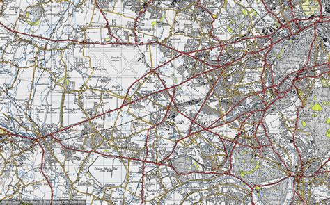 Historic Ordnance Survey Map Of Feltham 1940