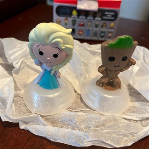 Mcdonalds Other Mcdonalds Disney 0 Figures Elsa And Groot Nib Poshmark