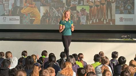 200000 Queensland Students Inspired By Olympians As Ellie Beer Helps