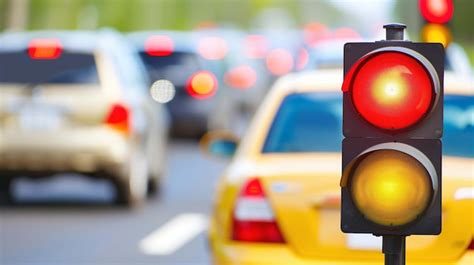 Bright Roadside Traffic Alerts Essential Warning Lights For Driver