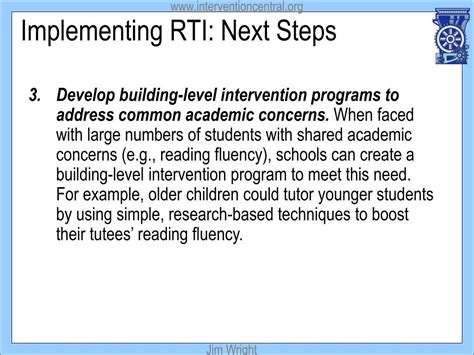 Ppt Implementing The Rti Model Next Steps For Schools Powerpoint
