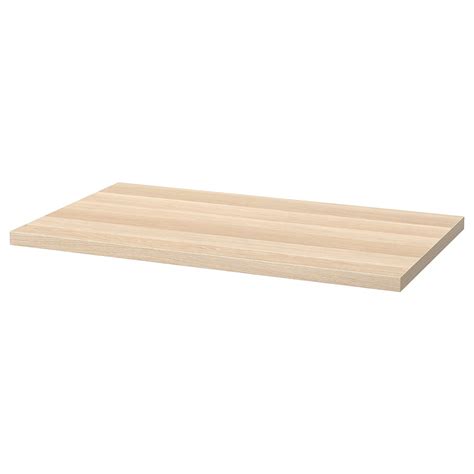 Linnmon Table Top White Stained Oak Effect 100x60 Cm Ikea Uk