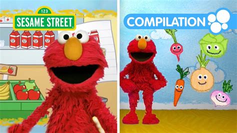 Youtube Sesame Street Healthy Foods Crunchy Fruits And Vegetables Are