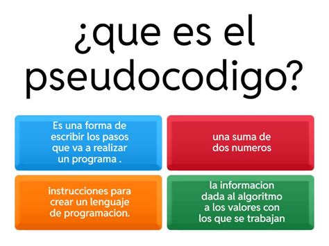 Conceptos De Programacion Quiz