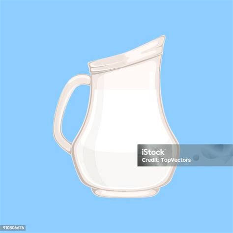 유리 용기 또는 우유 신선한 건강 한 낙농 제품 벡터 일러스트 레이 션의 투 수 0명에 대한 스톡 벡터 아트 및 기타 이미지 0명 건강한 식생활 독일 Istock