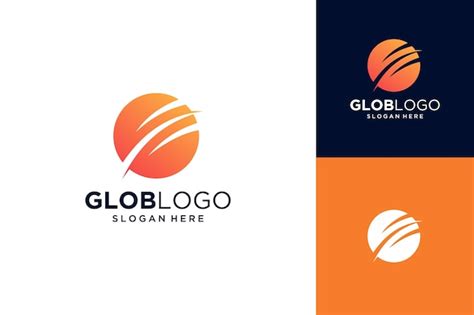Premium Vector Globe Logo Design Globe Inspiration Design