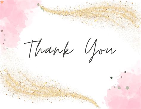 Thank You Card Pink Belle Box