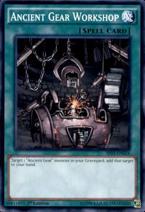 Yugioh Machine Reactor Structure Deck Single Card Common Ancient Gear