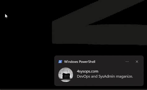 Generate Windows Toast Notifications With The Powershell Module