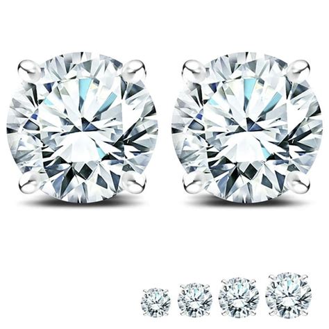 Affy Igi Certified 170 Carat Ctw Lab Grown Diamond Earrings