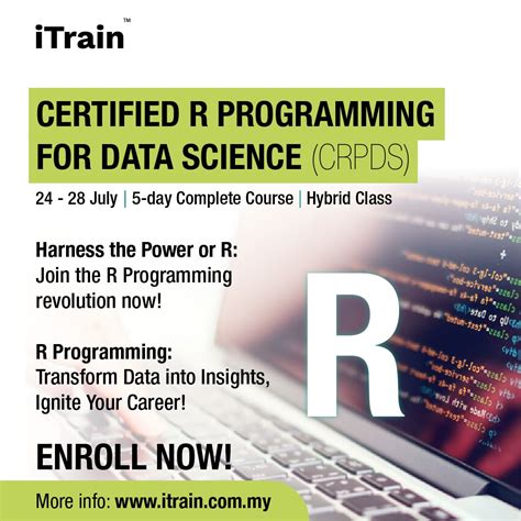 Itrainmalaysia Rprogramming Datascience Techjob Rprogrammingcourse