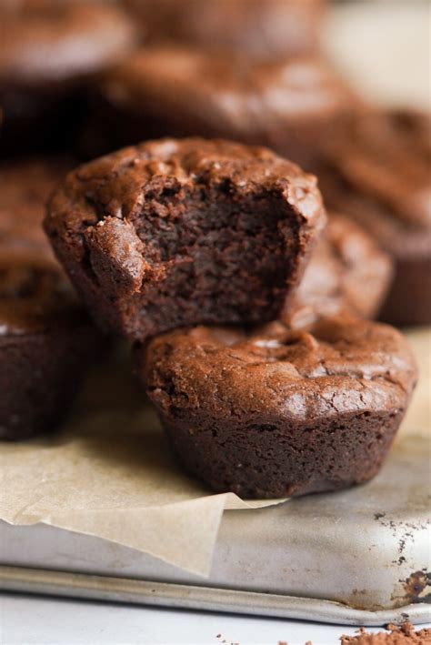 Mini Chocolate Fudge Brownie Bites Wellness By Kay