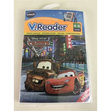 Vtech Video Games And Consoles Vtech V Reader Interactive Ereading System Disney Cars Learning