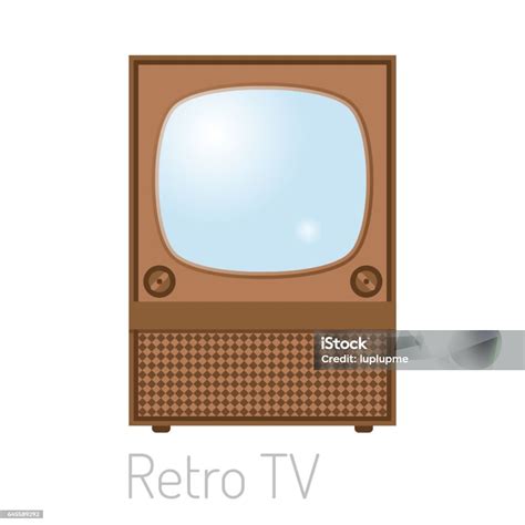 Tv 스크린 빈티지 모니터 서식 파일 전자 장치 기술 디지털 크기 대각선 디스플레이 비디오 복고풍 플라즈마 홈 도구 벡터 일러스트 레이 션 텔레비전 산업에 대한 스톡 벡터