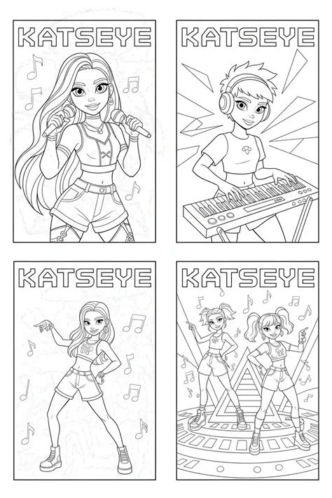 Free Katseye Coloring Pages Generator 20 Katseye Coloring Pages To Download