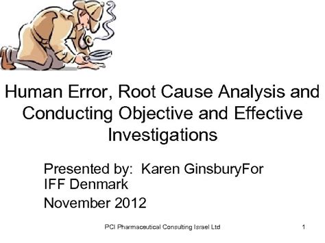 Human Error Root Cause Analysis And Conducting Objective