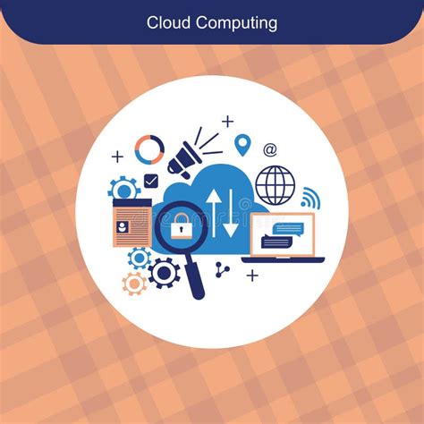 Cloud Computing Vector Concept Stock Stock Vector Illustration Of