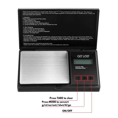 Mini Digital Scale 3d Flip Effect Get Lost