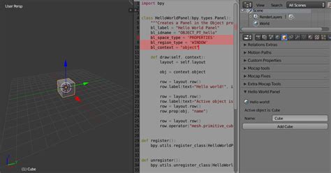 Python How To Create A Menu Item As An Addon That Is Displayed In The Left Side Pane Blender