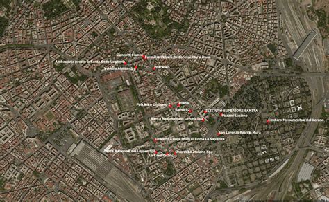 Policlinico Area And Related Pois Download Scientific Diagram