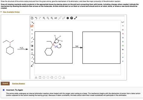 Draw The Structure Of Ine Amine Oxide Produced From The Given Amine
