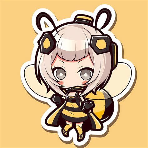 Premium Ai Image Adorable Kawaii Illustrated Chibi Anime Girl Vector