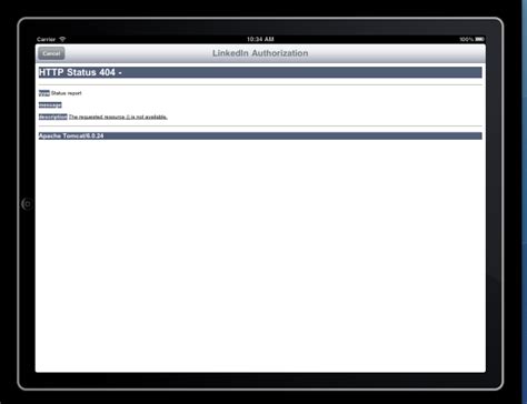 Ios4 Linkedin Integration In Iphone Stack Overflow