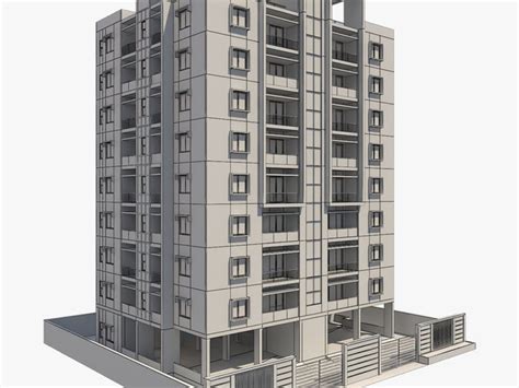 a 3d revit model architecture with free basic renders walkthorugh upwork