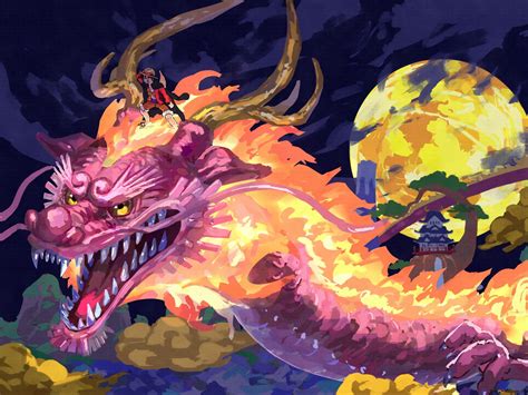 One Piece Momonosuke Dragon At Helen Rooker Blog