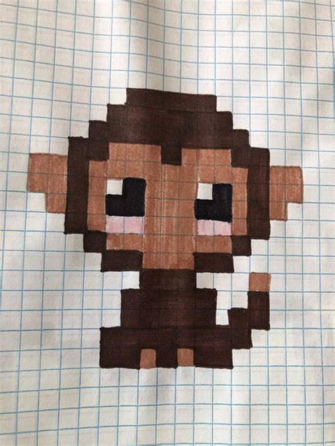 Pixel Art Pattern Graph Paper Drawings