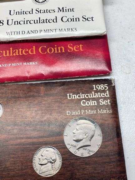 5 Uncirculated Mint Sets Gary Realty And Auction