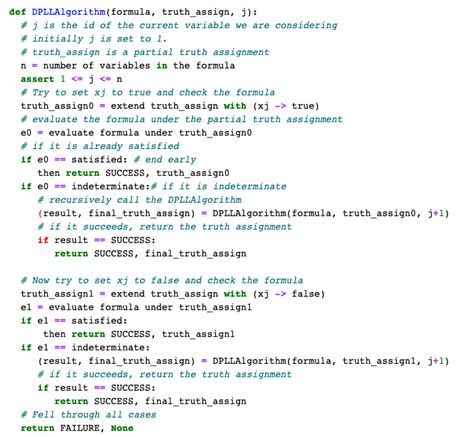 Solved Def Dpllalgorithmformula Truthassign J