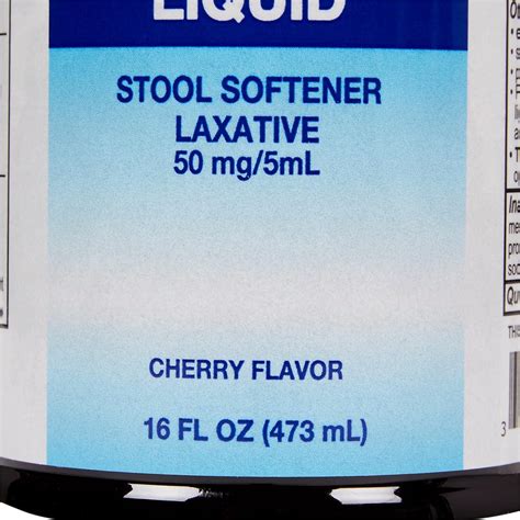 Mckesson Geri Care Docusate Sodium Liquid 50mg 16 Fl Oz Stool