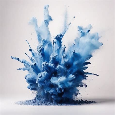 Premium Vector Abstract Multi Color Powder Explosion On Day Light