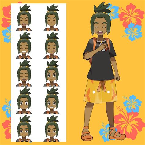 Hau Pokémon Pokémon Sun And Moon Image By 720snnns 2796274