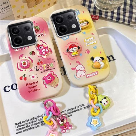 New Casing Redmi Note13 Note 13 Pro 12 Pro Plus 4g 5g Ins Cute Cartoon Fashion Cappy