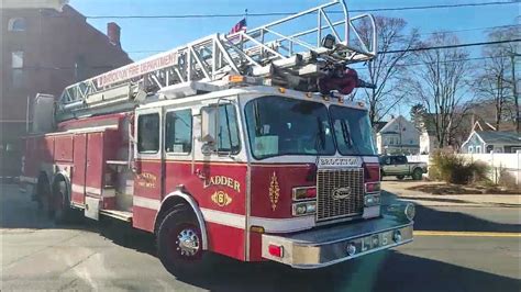 Brockton Ma Ladder 5 Responding To An Unknown Call 112323 Youtube