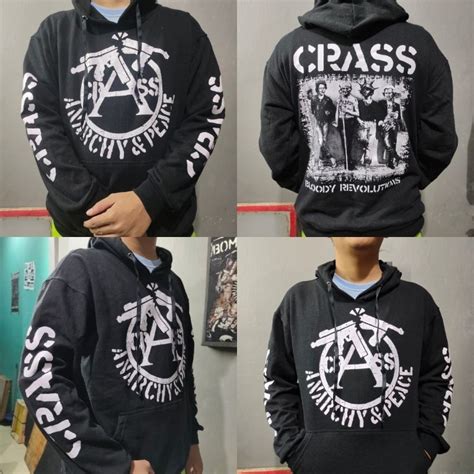 Jual Hoodie Band Punk Crass Shopee Indonesia