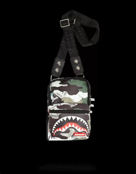 Sprayground Slings Crossbodyscamo Money Shark Sling Susy Bags