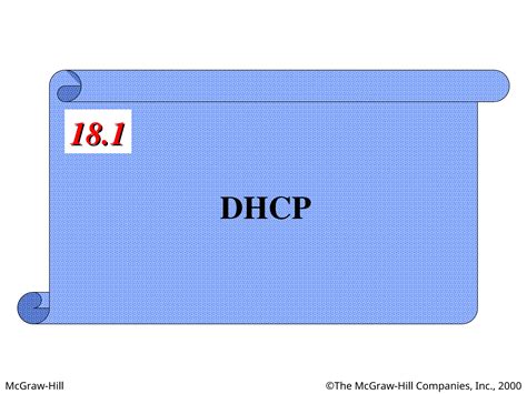 Bootp Dhcp Protocol For Networking Ppt
