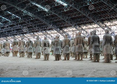 China Xian March 14 Ping Ma Yong Terra Cotta Army On 14 Mar Editorial Stock Image Image