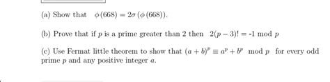 answered b prove that if p is a prime greater… bartleby