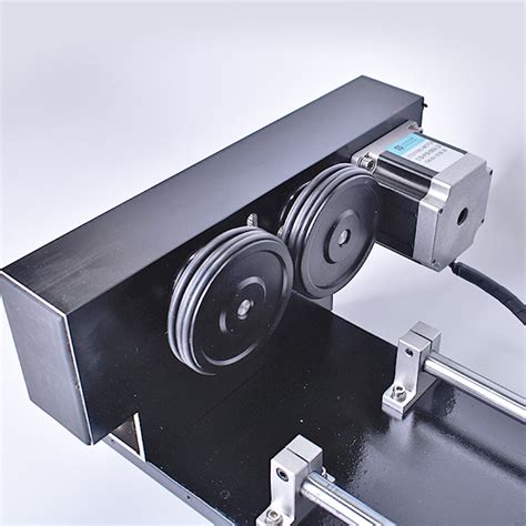 Startnow Rotary Axis For Laser Engraver 2 Phase Stepper Motor With Wheels Rollers Cutting Parts