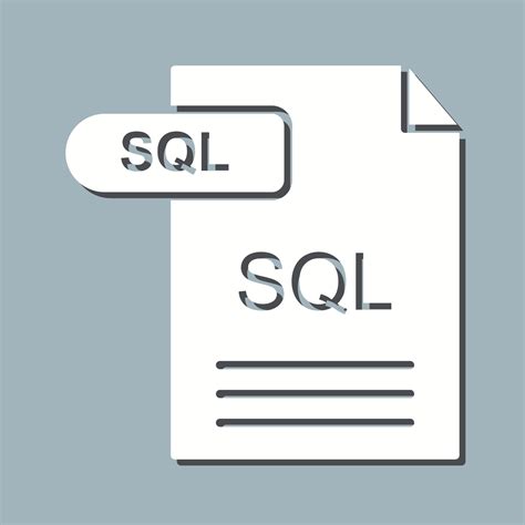 Sql Vector Icon 21454918 Vector Art At Vecteezy