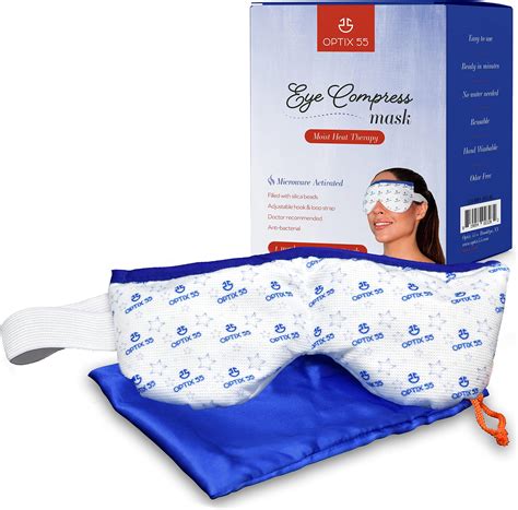 Eye Mask For Dry Eyes Moist Heat Microwave Activated Warm
