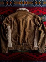 Yahooオークション 名作 Rrl Brown Denim Grizzly Jacket S” 正