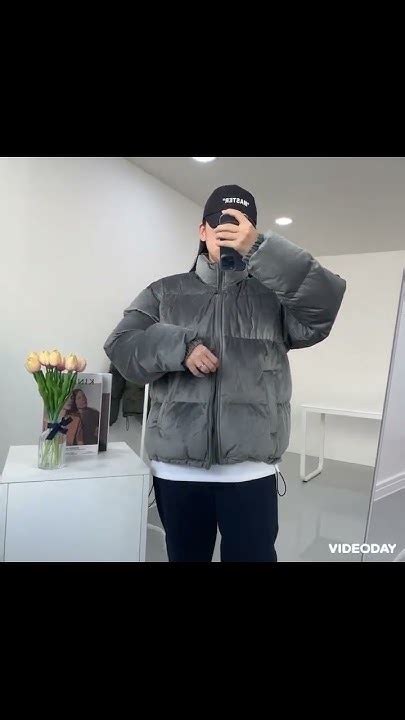 루나빈 남여공용 데이비드 벨벳 오버핏 패딩 7컬러 Youtube