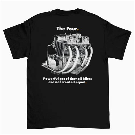 Cb750 The Four Slogan Short Sleeve Unisex T Shirt Etsy
