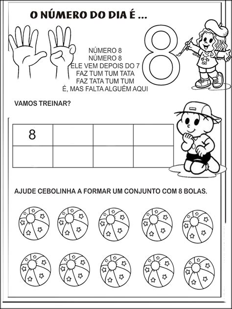 30 Atividades Com O Número 8 Para Imprimir Educação Infantil E 82f
